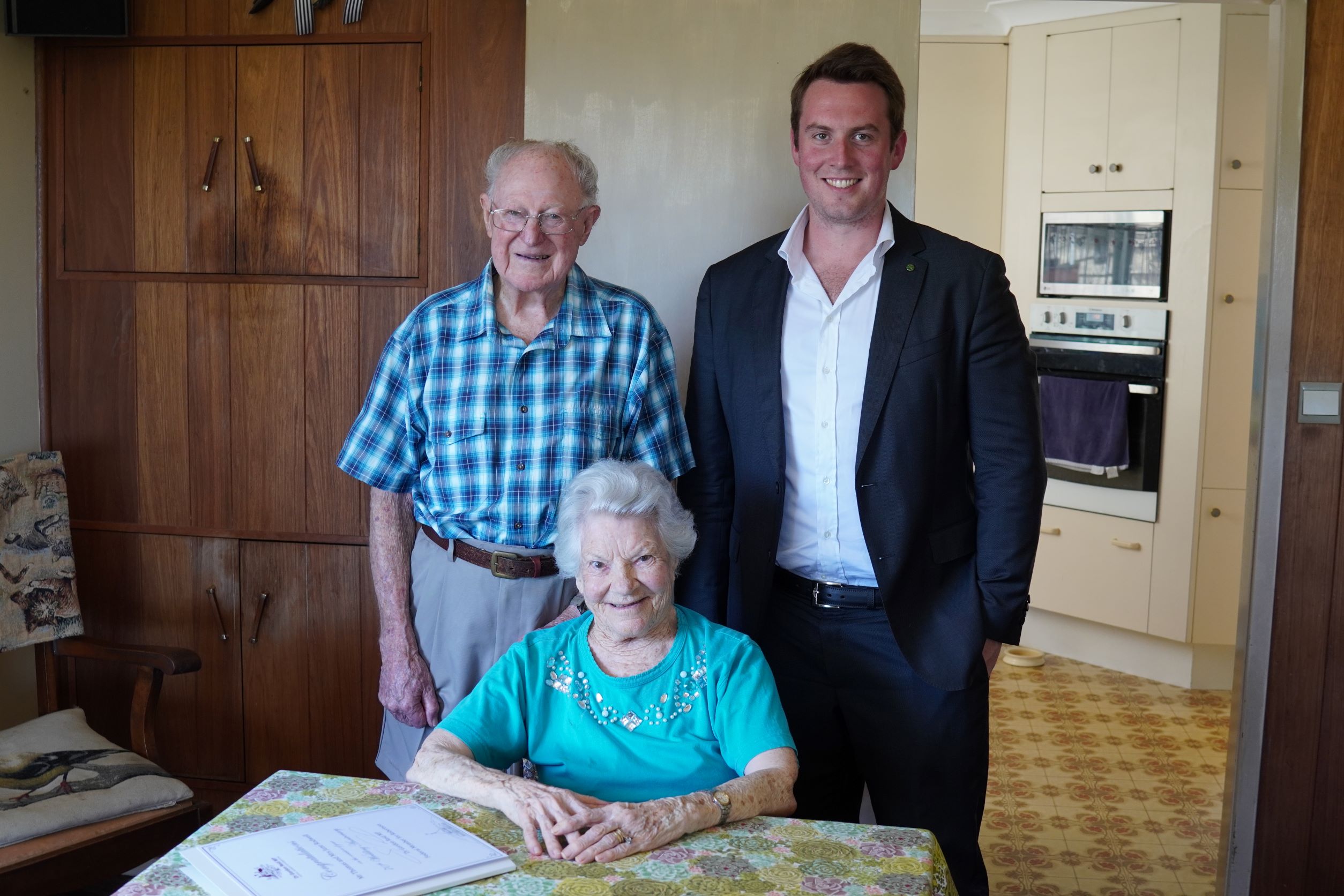 DR REID HELPS CELEBRATE NIAGARA PARK COUPLE’S 70 YEARS OF MARRIAGE